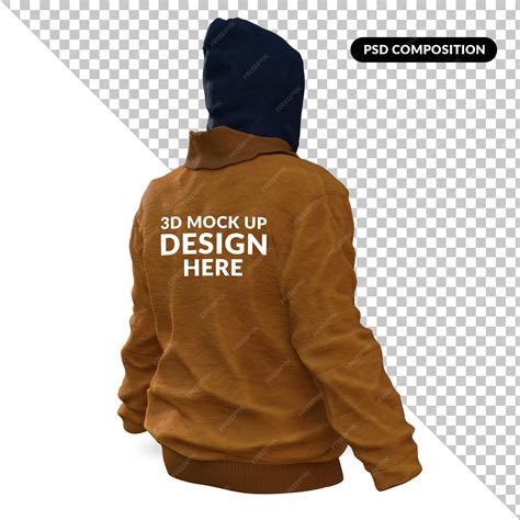 Premium Psd Jacket Isolated 3d Rendering Premium Psd