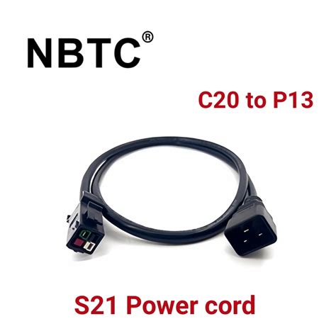New C20 To P13 Power Cable Cord For Antminer S21 Nbtc