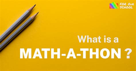 What Is A Math A Thon