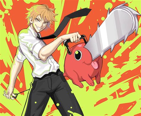 Download Pochita Chainsaw Man Denji Chainsaw Man Anime Chainsaw Man