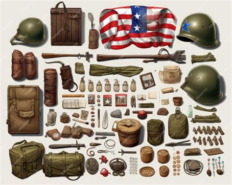 Premium Photo World War 2 Game Design Weapon Reference Sheet