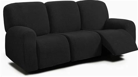 Ulticor Jacquard 8 Pieces Recliner Sofa Covers Stretch
