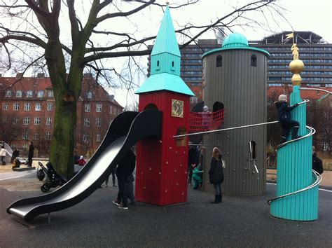 Playground In Fælledparken Cph The Towers Of Copenhagen