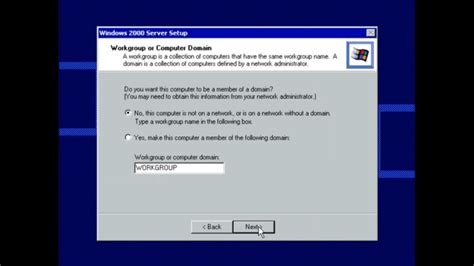 Microsoft Windows 2000 Server Installation Tutorial