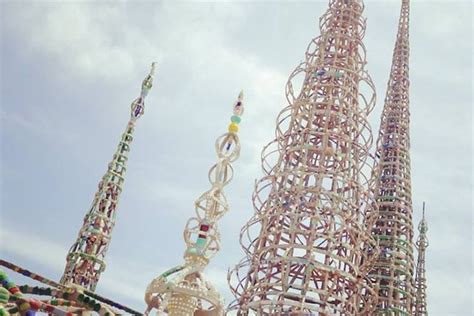 Watts Towers Simon Rodias Soaring Mosaic Spire Masterpiece — Wicked