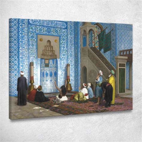Rustem Pasha Mosque Istanbul Jean Léon Gérôme Canvas Print