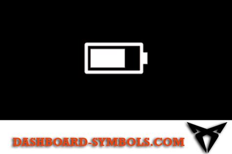 Cupra State Of Charge Of The High Voltage Battery Indicator Light