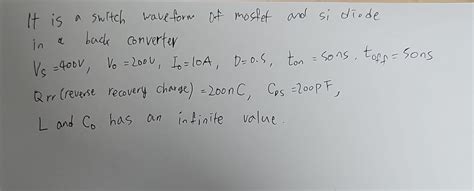 Solved A Turn On Waveforms B Turn Off Waveformsit Is A