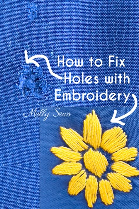 Repairing Holes In Clothes With Embroidery At Lucas Hampton Blog