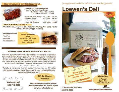 Loewens Deli A Fathers Dream Fulfilled By Son And The Noones New Yorker Foxborough Ma Patch