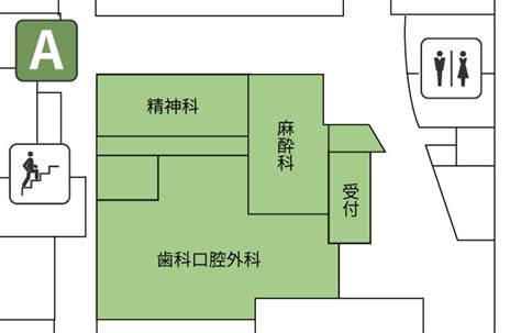 フロアマップ 中部ろうさい病院