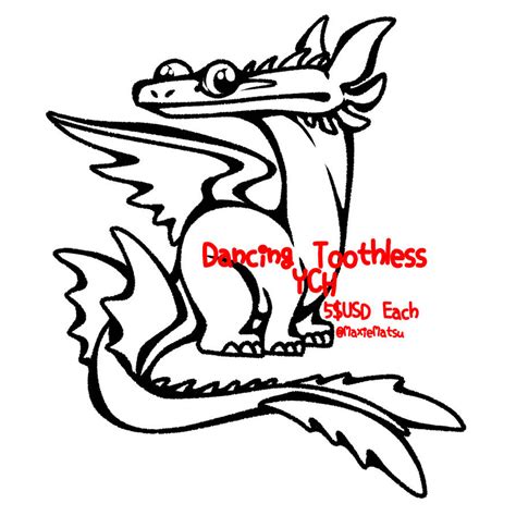 Dancing Toothless Ych By Maxiematsu On Deviantart