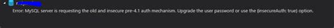 older server cannot connect · issue 52 · formulahendry vscode mysql