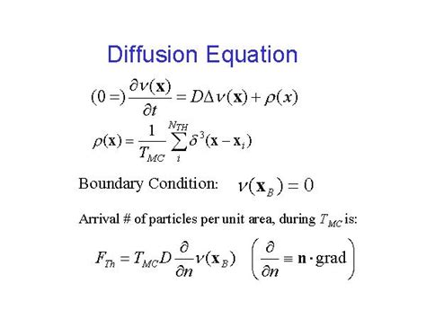 Diffusion Equation
