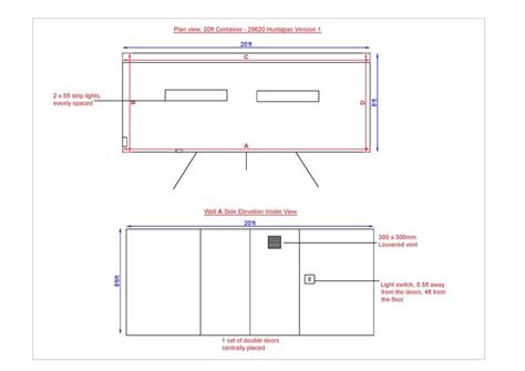 Shipping Container Conversions 20ft Falcon Chemical Store Cs29620