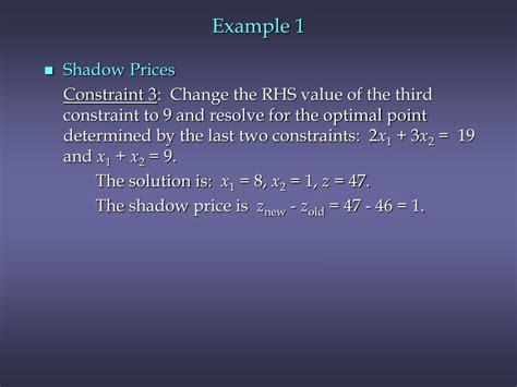 Ppt Chapter 8 Linear Programming Sensitivity Analysis And