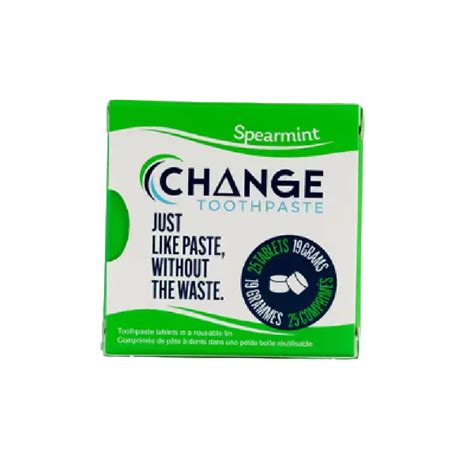 Travel Tin Toothpaste Tablets Spearmint Eralume Inc