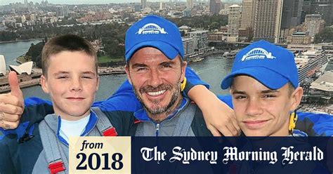 David Beckhams Run In With Sydney Paparazzi