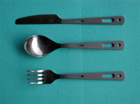 Titanium 3sets Flatware China Manufacturer Travel Outdoor And Camping Sport Products