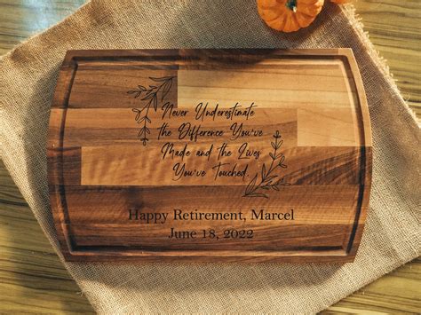 Retirement Cutting Board Retirement T Personalized Cutting Board