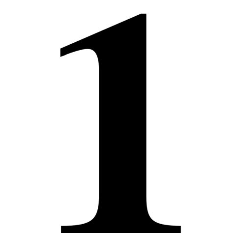 Number One Png