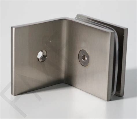 Offset Glass Clamp Shower Door Hardware