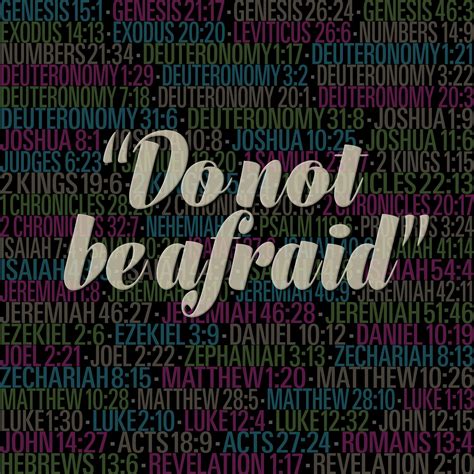 Do Not Be Afraid Bible Verse