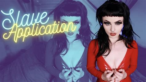 Slave Application Empress Poison Clips4sale