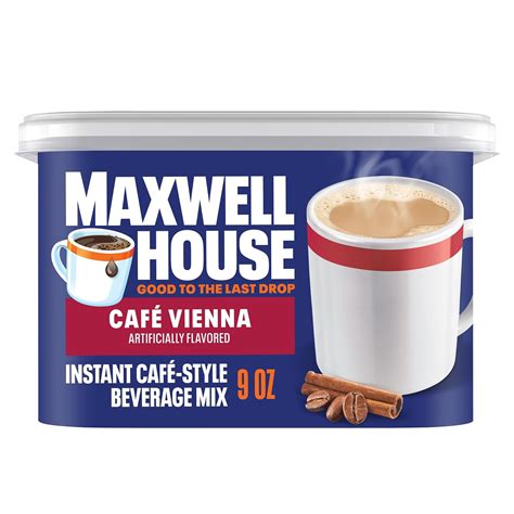 Maxwell House Instant Cafe Style Beverage Mix Cafe Vienna