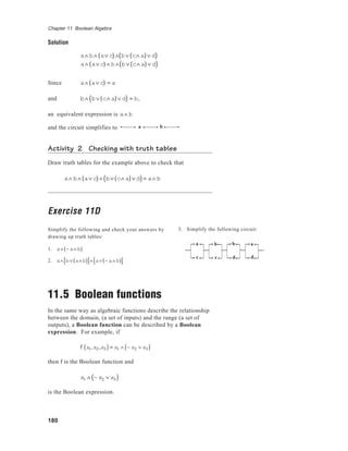 Discrete BOOLEAN ALGEBRA PDF Programming Languages Computing
