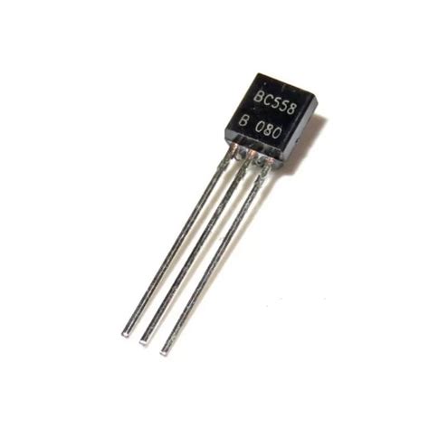 Bc558 Pnp Silicon Epitaxial Planar Transistor 30v Vceo 200ma