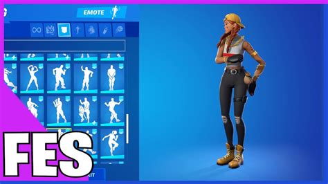 Fortnite Aura Skin With All My Fortnite Dances And Emotes Youtube