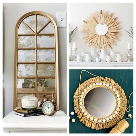 Mirror Makeover How To Update An Old Mirror Domestically Speaking