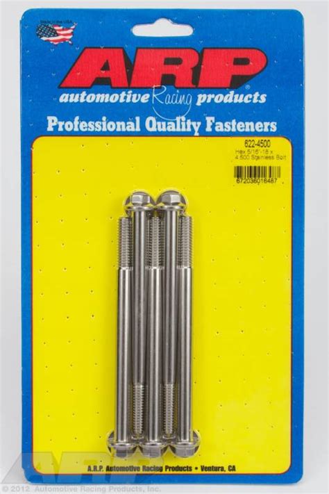 Arp 622 4500 516 18 X 4500 Hex Ss Bolts