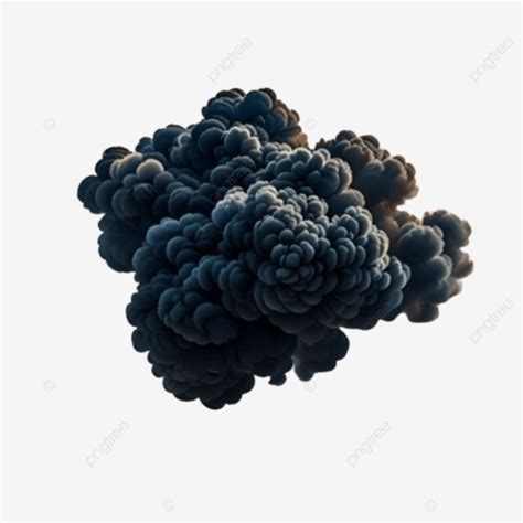 Top View Of Black Smoke Explosion Smoke Explosion Black Smoke Top
