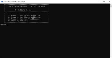 Gather Logs Via Troubleshooting Script Tss In Windows Powershell