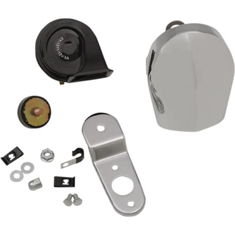 Drag Specialties Chrome Electric Horn Kit 2107 0245 For Select Harley