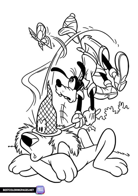 Goofy Coloring Pages