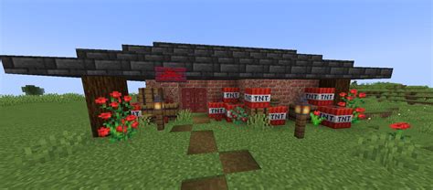 Anxiety Inducing Rocket Shop I Built On My Friends Smp R Minecraftbuilds