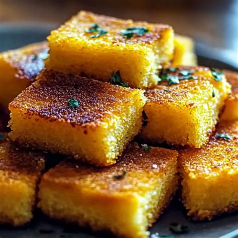 Crispy Fried Cornbread Beths Quick Bites