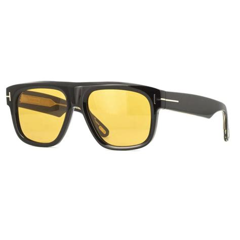 Tom Ford Icon Tf 1201 01e Black Amber Sunglasses Sunglass Bar
