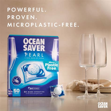 Pearl 5 In 1 Plastic Free Dishwasher Tablets Oceansaver