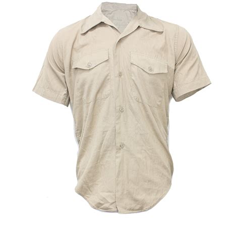 Usmc Class B Shirt Mans Khaki 2115 Military Surplus