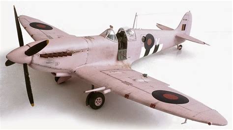Supermarine Spitfire Mk Ix Photo Reconnaissance Model In Pink