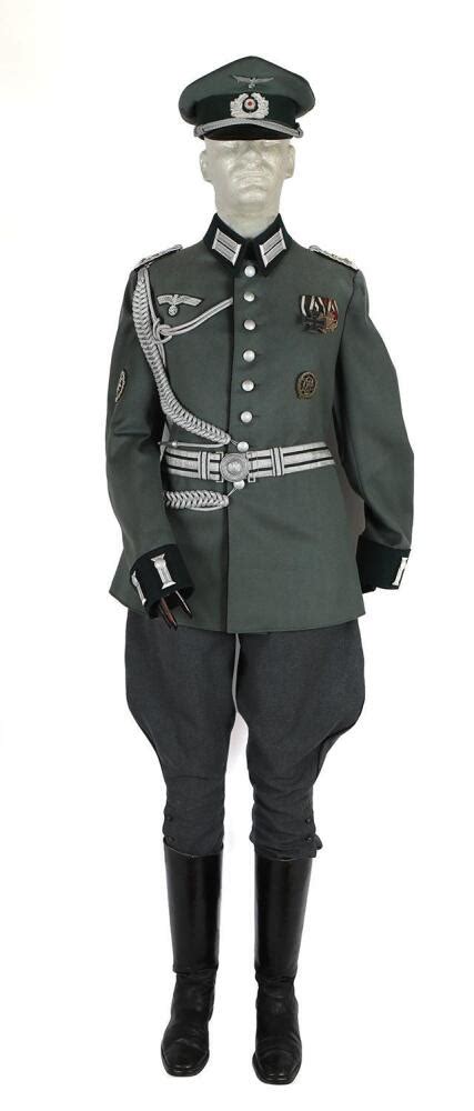 Wwii German Officers Uniform With Oberstleutnant Tunic