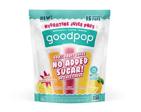 Goodpop Launches Hydrating Juice Pops A Cleaned Up Version Of Classic
