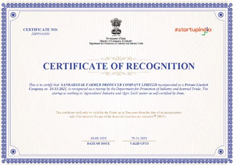 Certificate Meerut Udyami Foundation