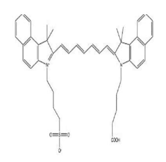 ICG-COOH cas:181934-09-8 吲哚菁绿羧酸 ICG-Carboxlaic acid-UDP糖丨MOF丨金属有机框架丨聚集诱导发光丨荧光标记推荐西安齐岳生物