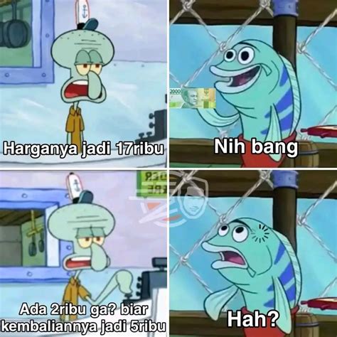 Meme Spongebob Indonesia🇲🇨 🤣🤣 Instagram