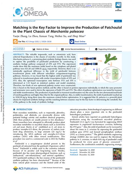 Matching Is The Key Factor To Improve The Production Of Patchoulol In